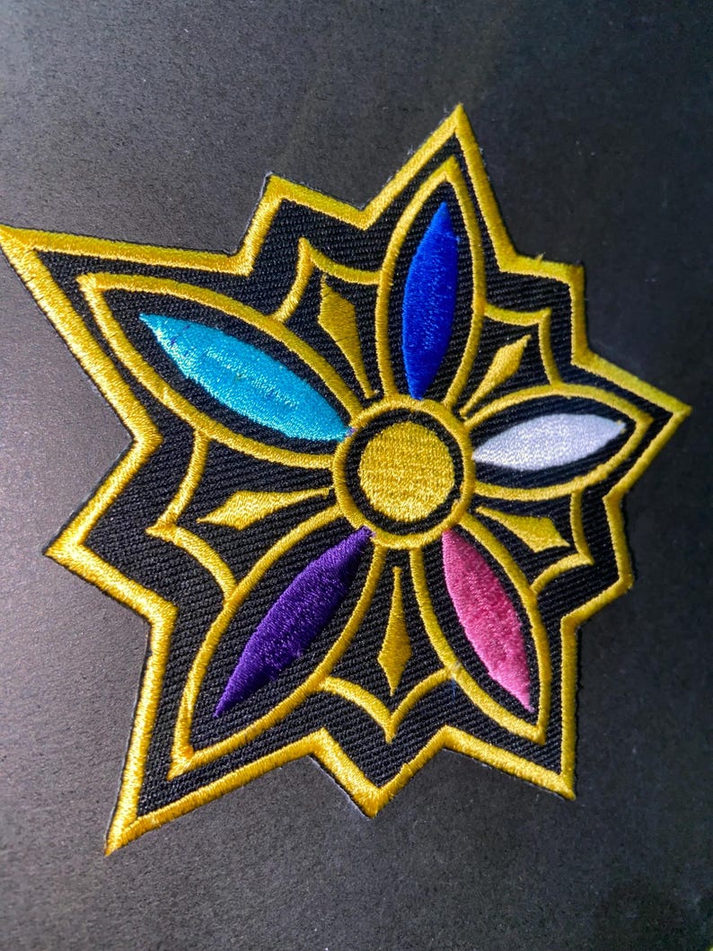 Rumi Star Embroidered Patch - Kpop Demon Hunters Cosplay - Etsy