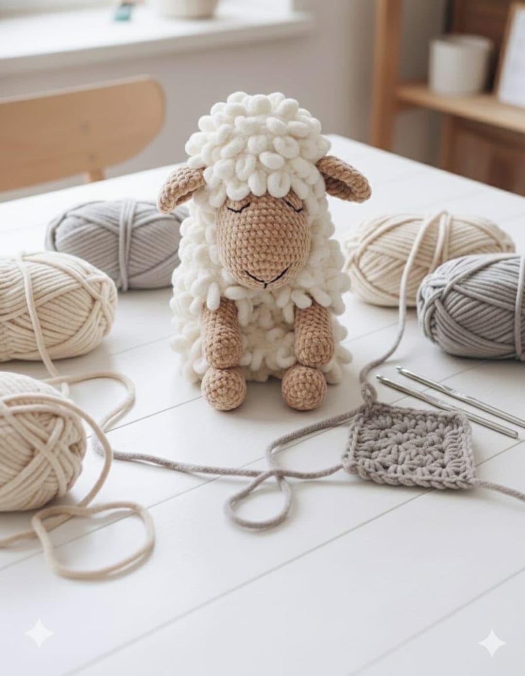 Crochet Sheep Amigurumi Pattern | Plush Lamb Toy (PDF Download) - Etsy