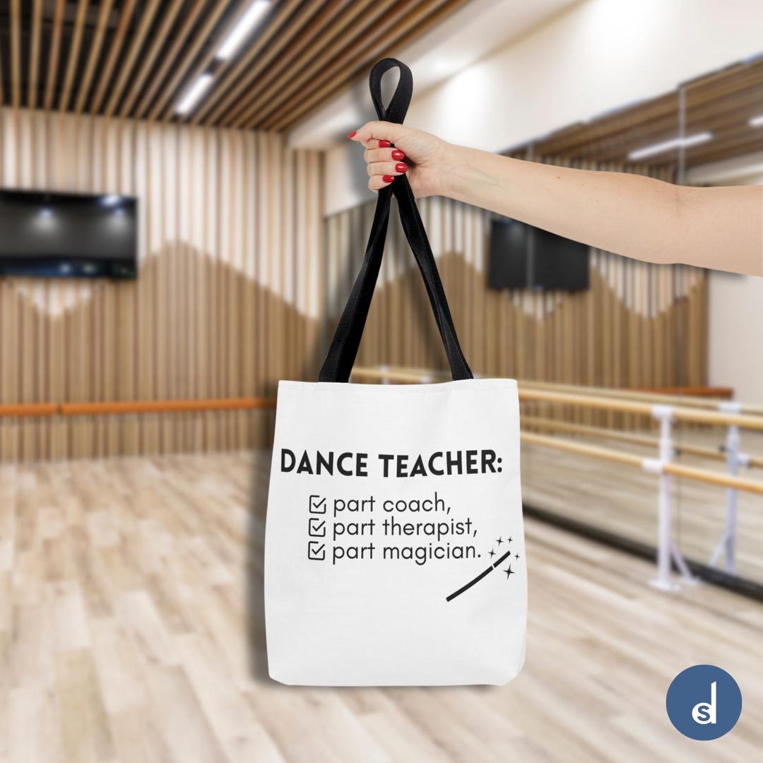 Ballroom Tote Bag for Teachers and Dance Instructors - Dance Studio Bag ...