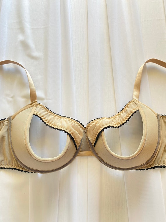 The Open Cup Underwired Bra Made To Order Etsy