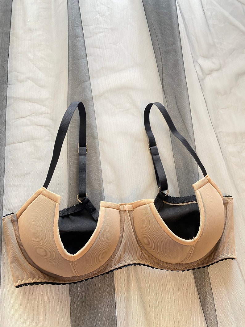 The Open Nipple Padded Cup Mesh Underwired Bra MADE TO ORDER - Etsy