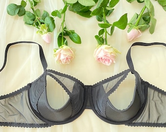 Chain Open Cup Bra | Etsy