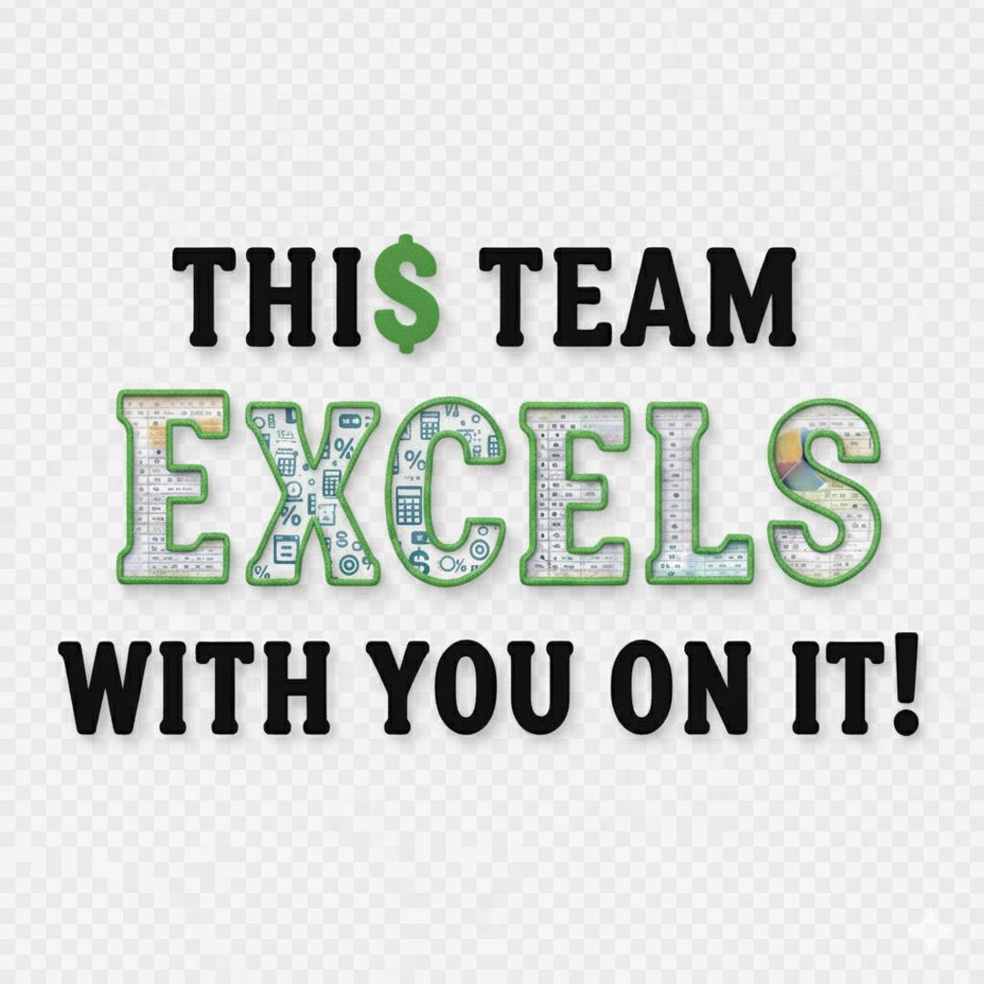 Excel Team Appreciation Art: Accounting Office Decor (digital Download ...