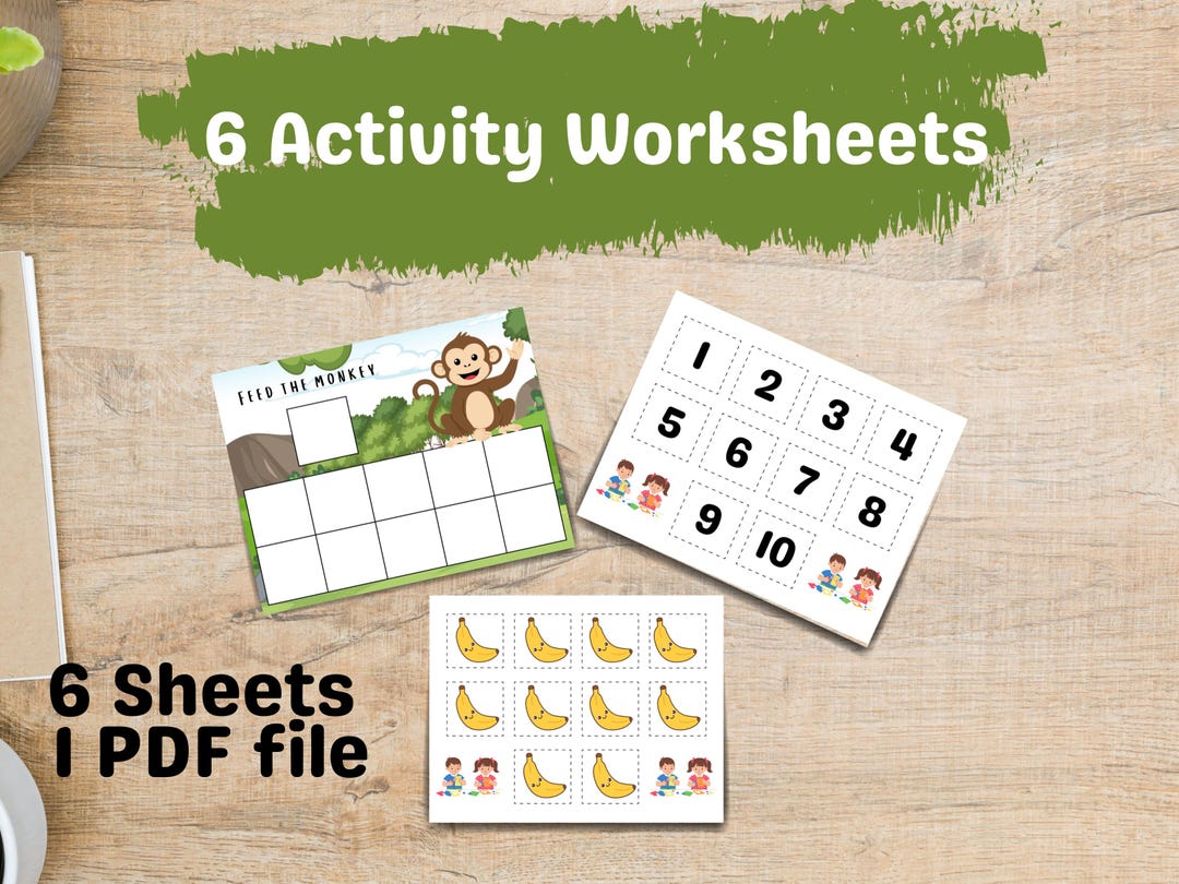 Penguin Counting Activity: Numbers 1-10 Printable (digital Download ...