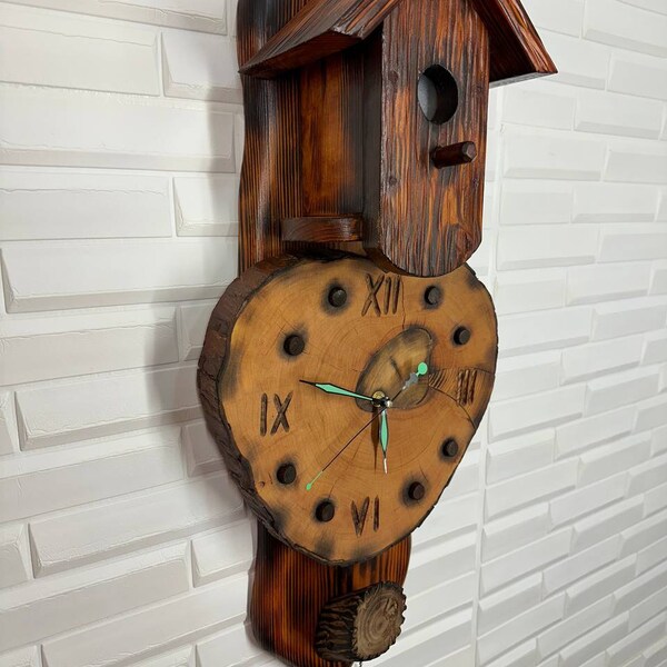 Birdhouse Clock - Etsy