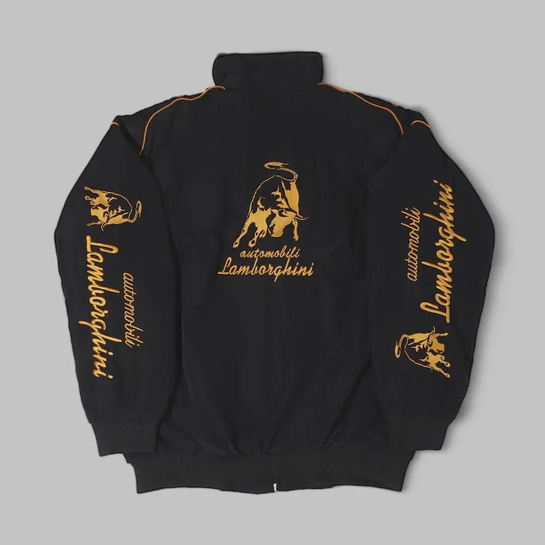 Vintage Lamborghini F1 Racing Jacket Embroidered With Free (gift ...