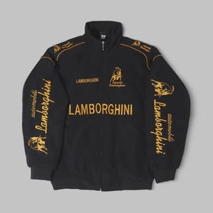 Vintage Lamborghini F1 Racing Jacket Embroidered With Free (gift ...