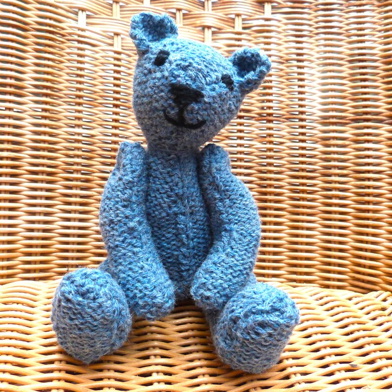 Teddy Bear Blue - Etsy