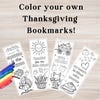 Turkey Corner Bookmark | Printable Turkey Bookmark | Thanksgiving ...