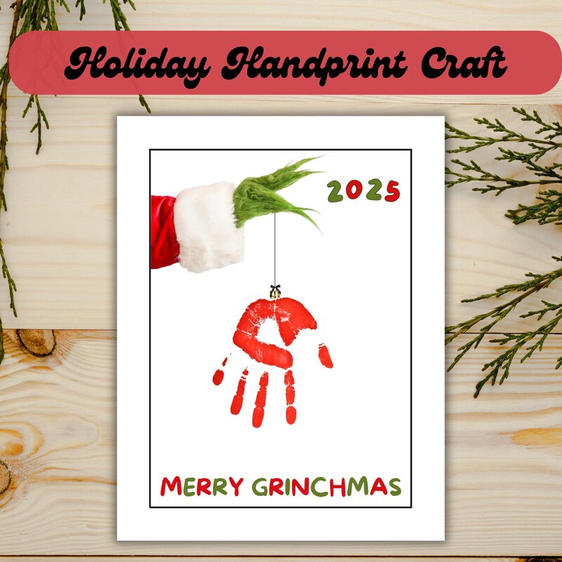 Grinch Craft for Toddlers - Etsy
