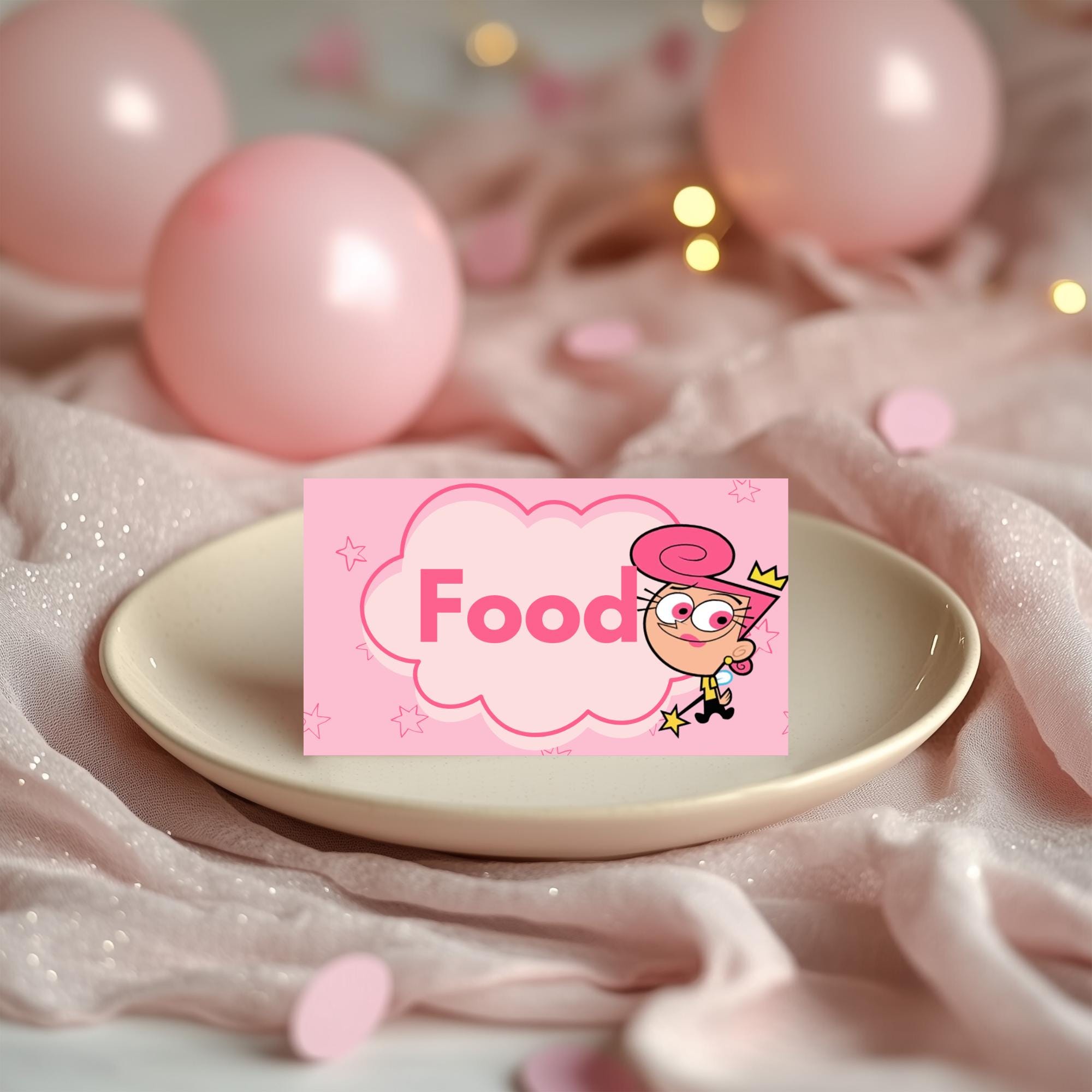 Fairly Odd Parents Gender Reveal Invitation Template - Etsy