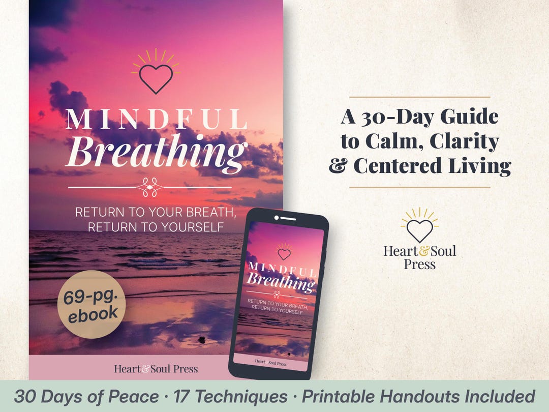 Breathing Techniques E-book for Stress Relief & Anxiety | 30-day Guide ...