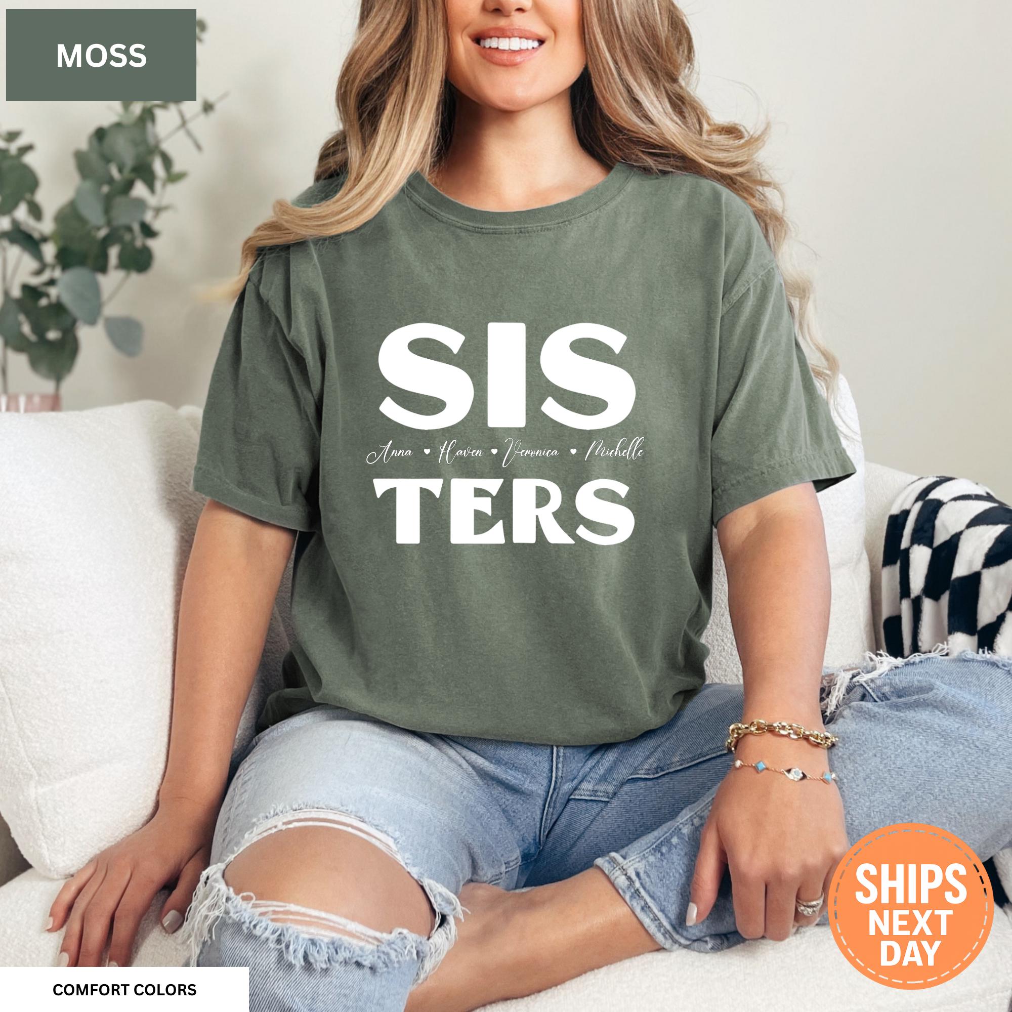 Custom Sisters Shirt, Personalized Matching Tee, Sister Gift Tshirt - Etsy
