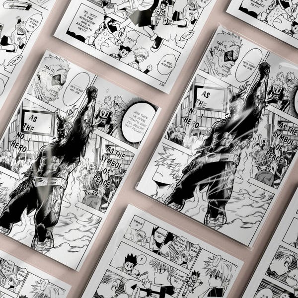 Manga Wall Panels - Etsy