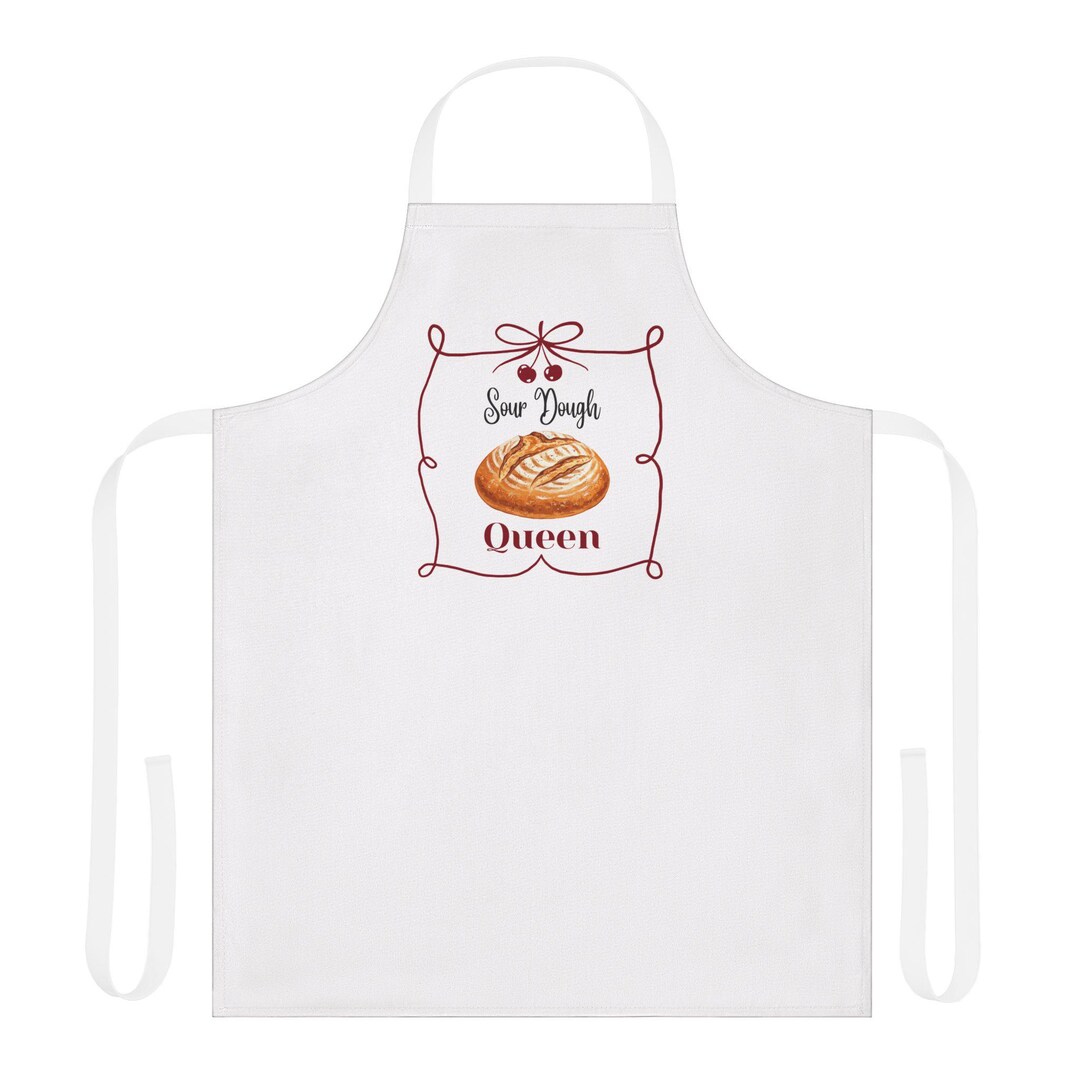 Sourdough Queen Apron | Baking Bread Kitchen Apron With Bread ...