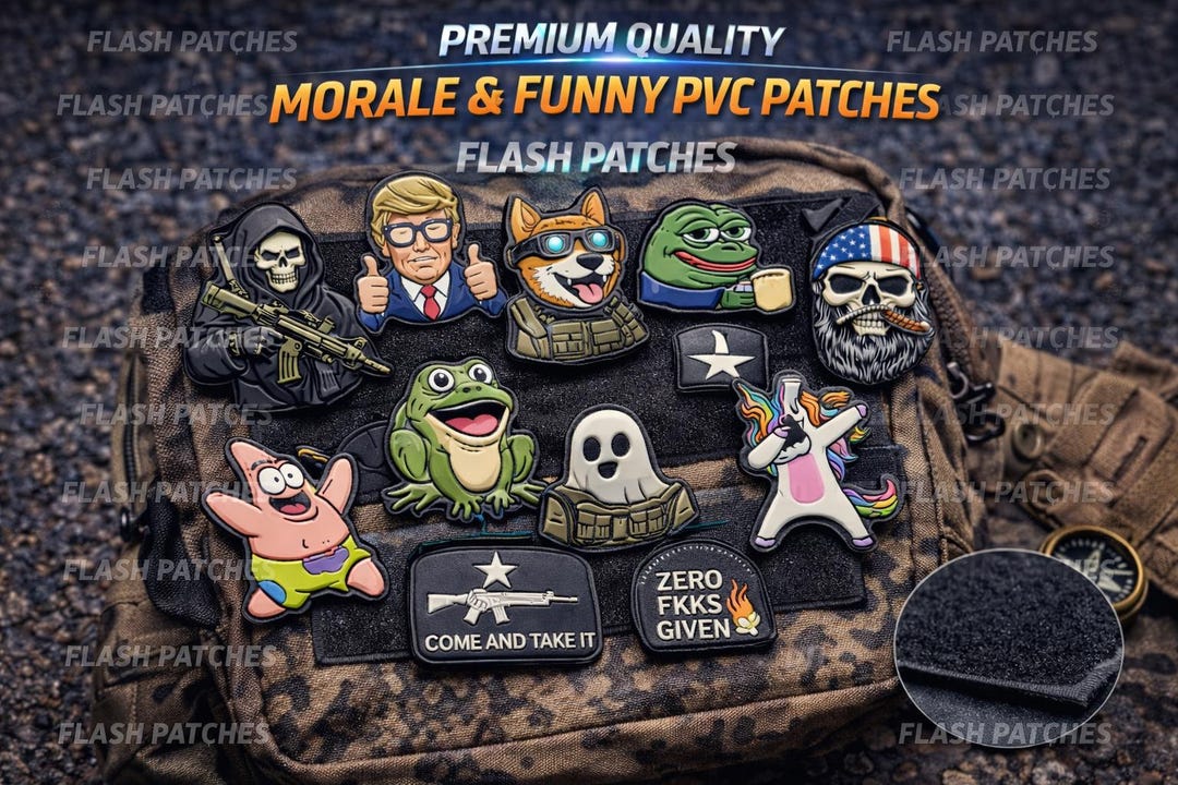 Custom Logo PVC Patches | 2D 3D Brand Patches - Etsy