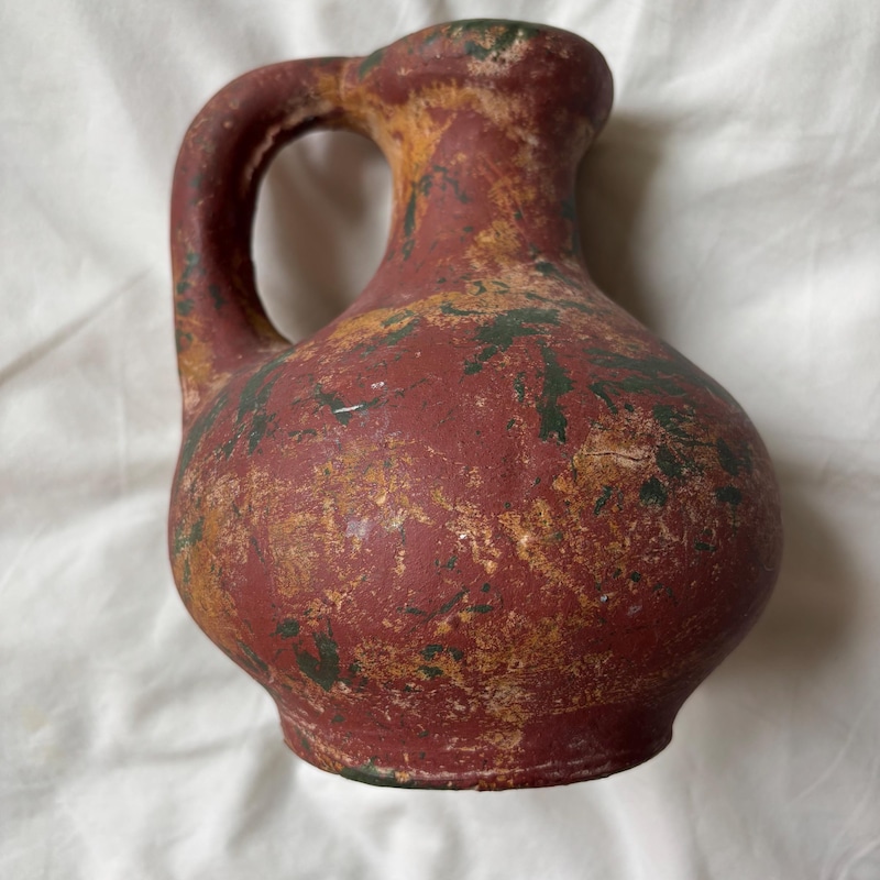 Antique Clay Pottery Jugs - Etsy