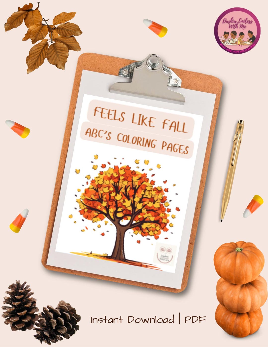Fall ABC Coloring Pages - Etsy