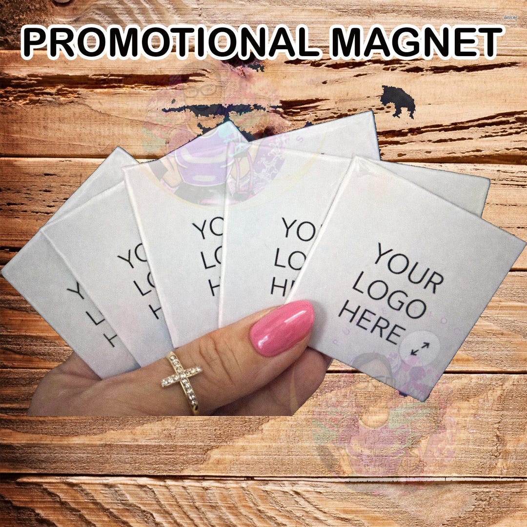 Custom Company Logo or QR Code Magnets/2.5"x2.5" Promotional Magnets - Etsy