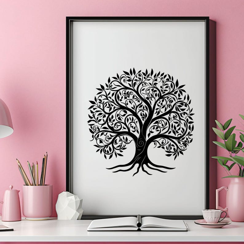 Tree of Life SVG Bundle, Celtic Family Tree Clipart (digital Download ...