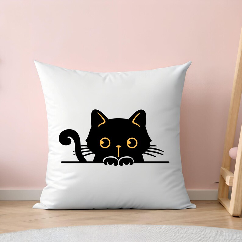 Peeking Cat Svg Bundle: Pet Lover Cricut Files, Silhouette, Cliparts ...