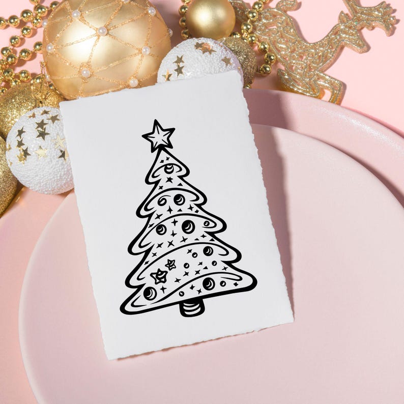 Christmas Tree SVG Bundle: Holiday Clipart, Cut Files (digital Download ...