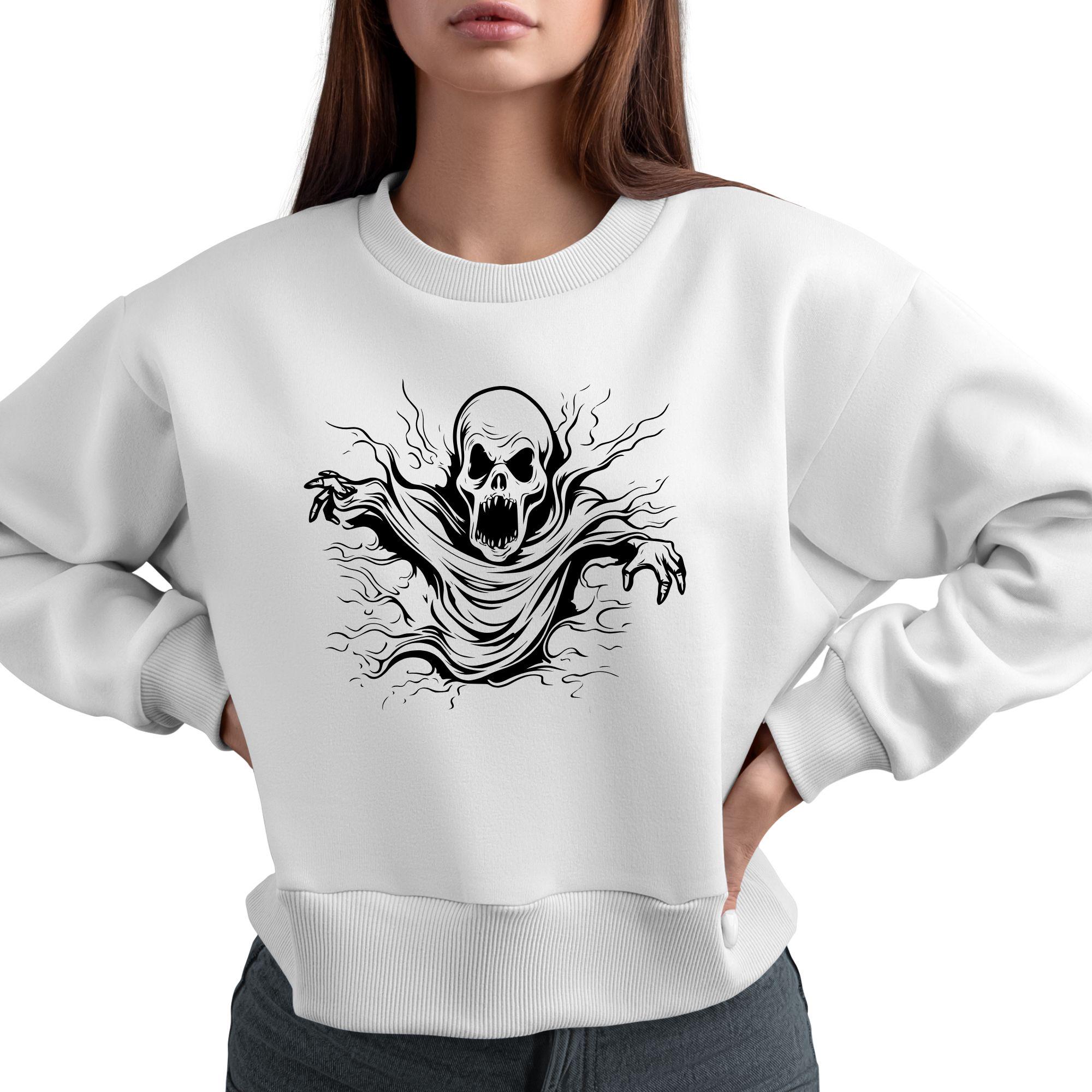Ghost Face Screaming SVG Bundle: Halloween Cricut File (digital ...