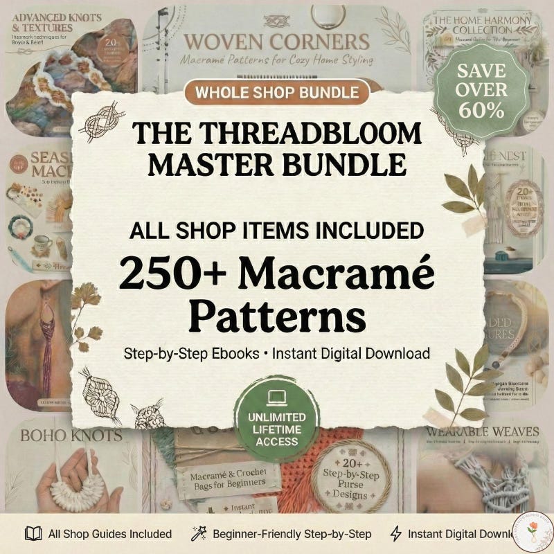 Macrame Wall Art Patterns - Etsy