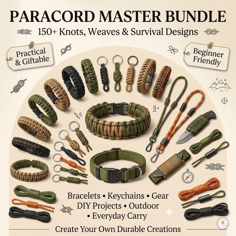 Paracord Bracelets Pdf - Etsy