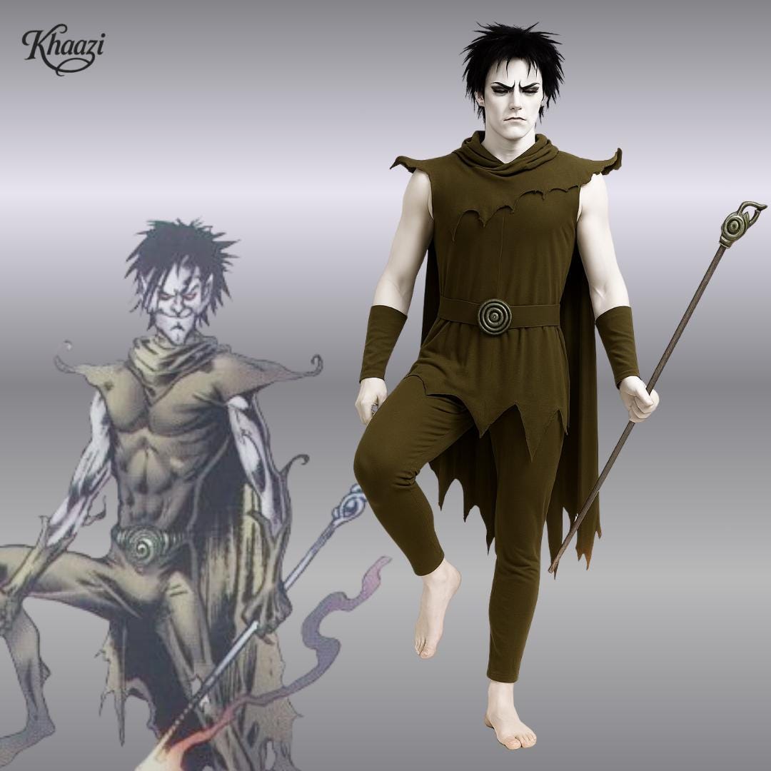 Nightmare Inspired Cosplay Costume | Olive Green Villain Outfit - Etsy