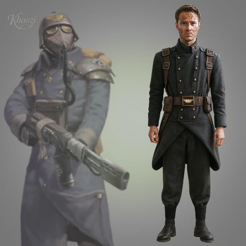 Warhammer Krieg Cosplay Costume | Wool Game Outfit | Cyber & Christmas ...