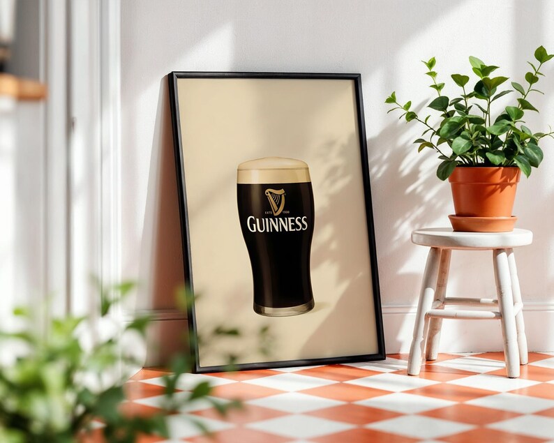 Guinness Poster | Guinness Wall Art | Beer Wall Art | Guinness Print ...