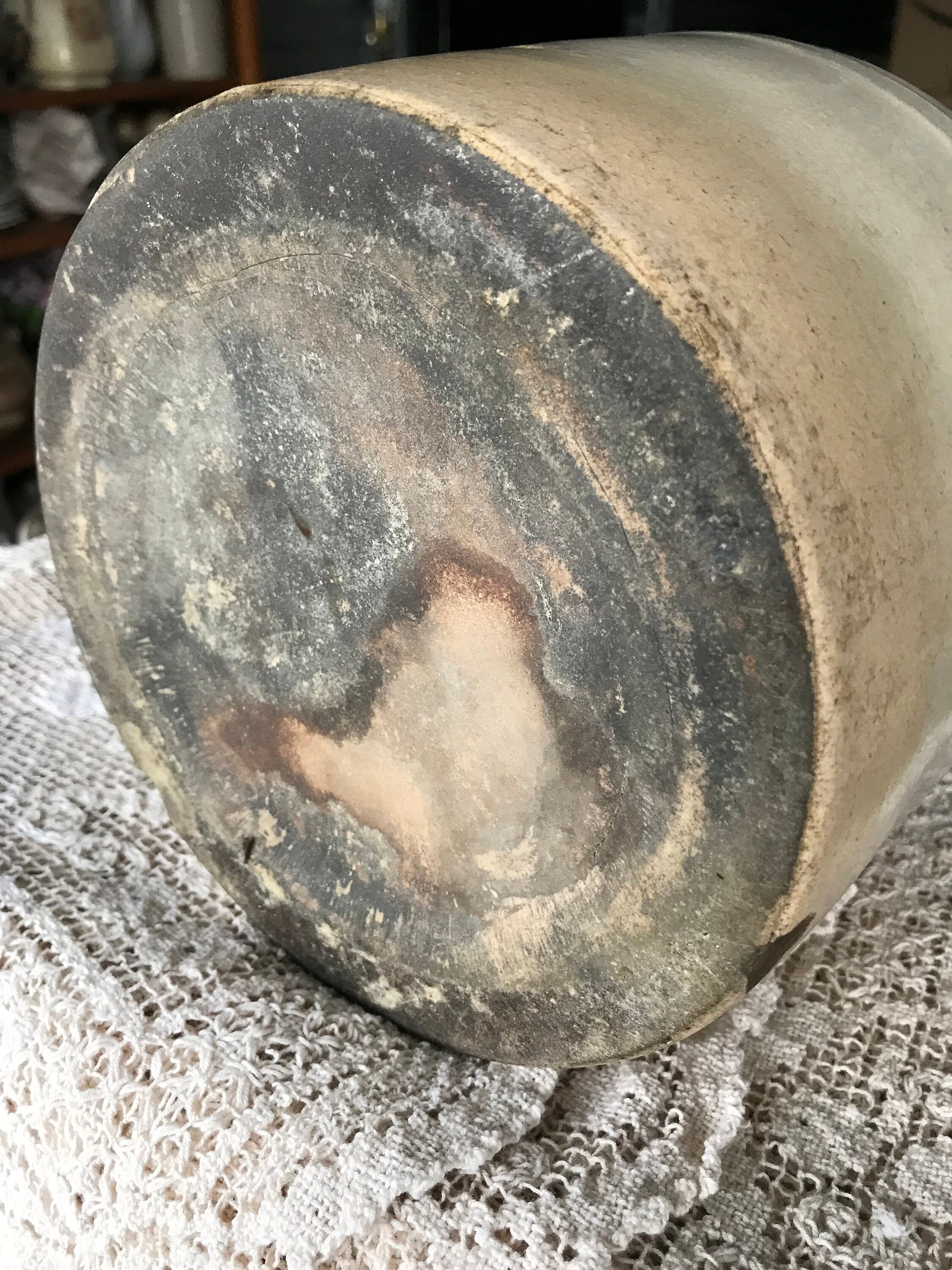 Stoneware Jug With Wood Bail Handle - Etsy