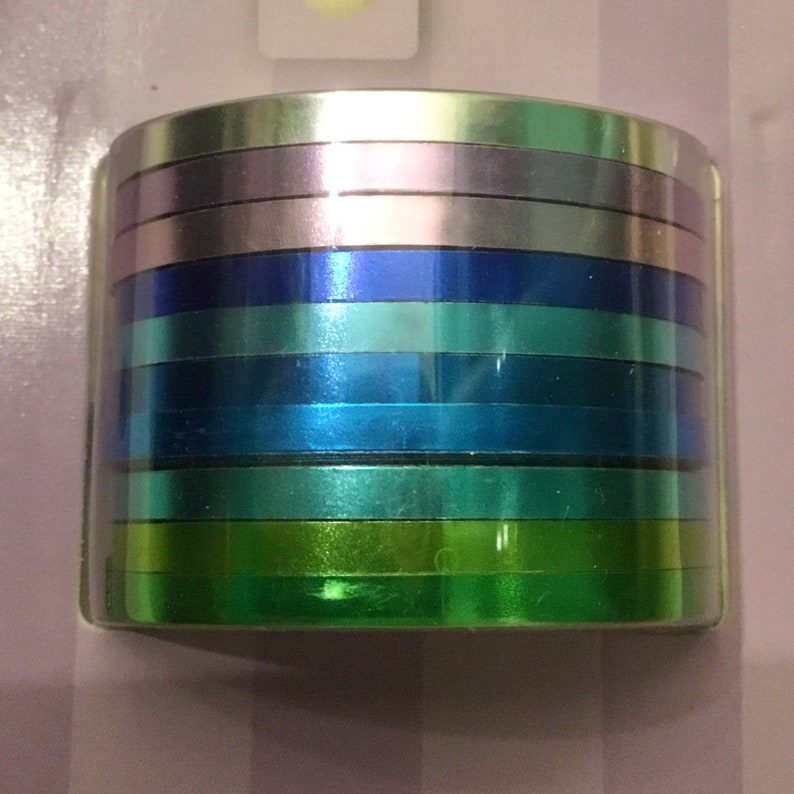 Skinny Foil Washi Tapes Silver Foil Metallic Thin Tape Set of 10 Rolls ...