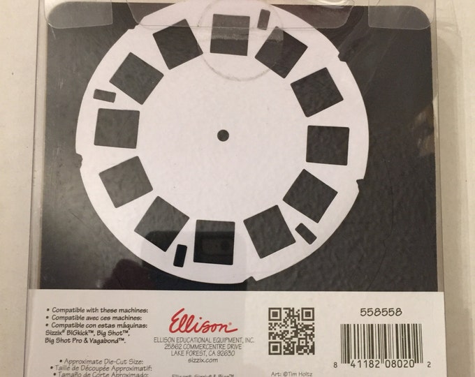 Tim Holtz PICTURE WHEEL Die Alterations Viewmaster Reel Shape Reels ...