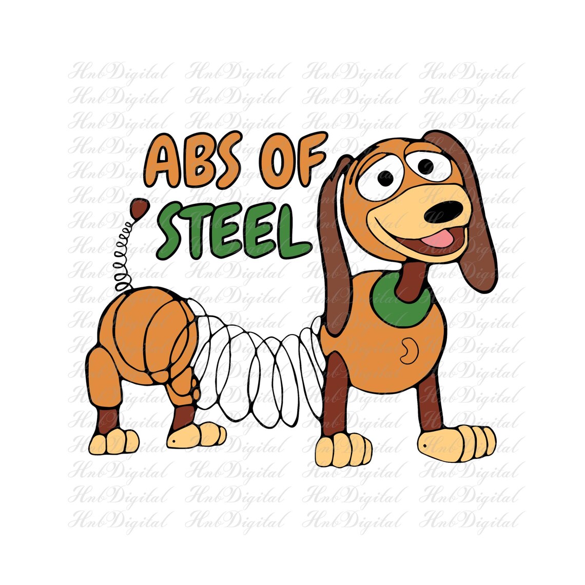 Slinky Png, Abs of Steel Design, Toy Story Slinky, Fun Cartoon Clipart ...