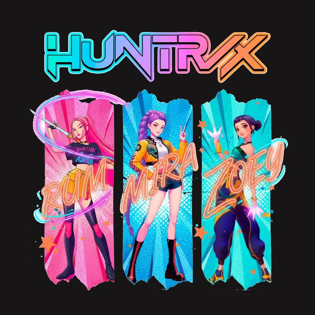 Huntrix PNG | Saja Girls Anime Fan Art PNG | K Pop Demon Hunters ...