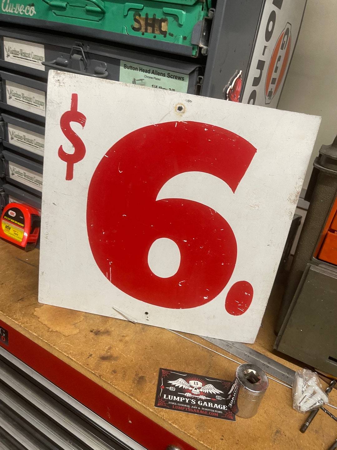 Hand Painted Gas Station Vintage Pricing Signage - Etsy