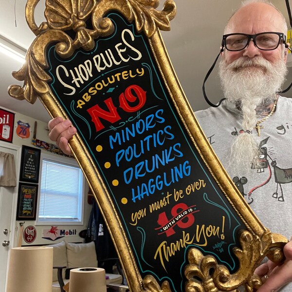 Handpainted Sign - Etsy