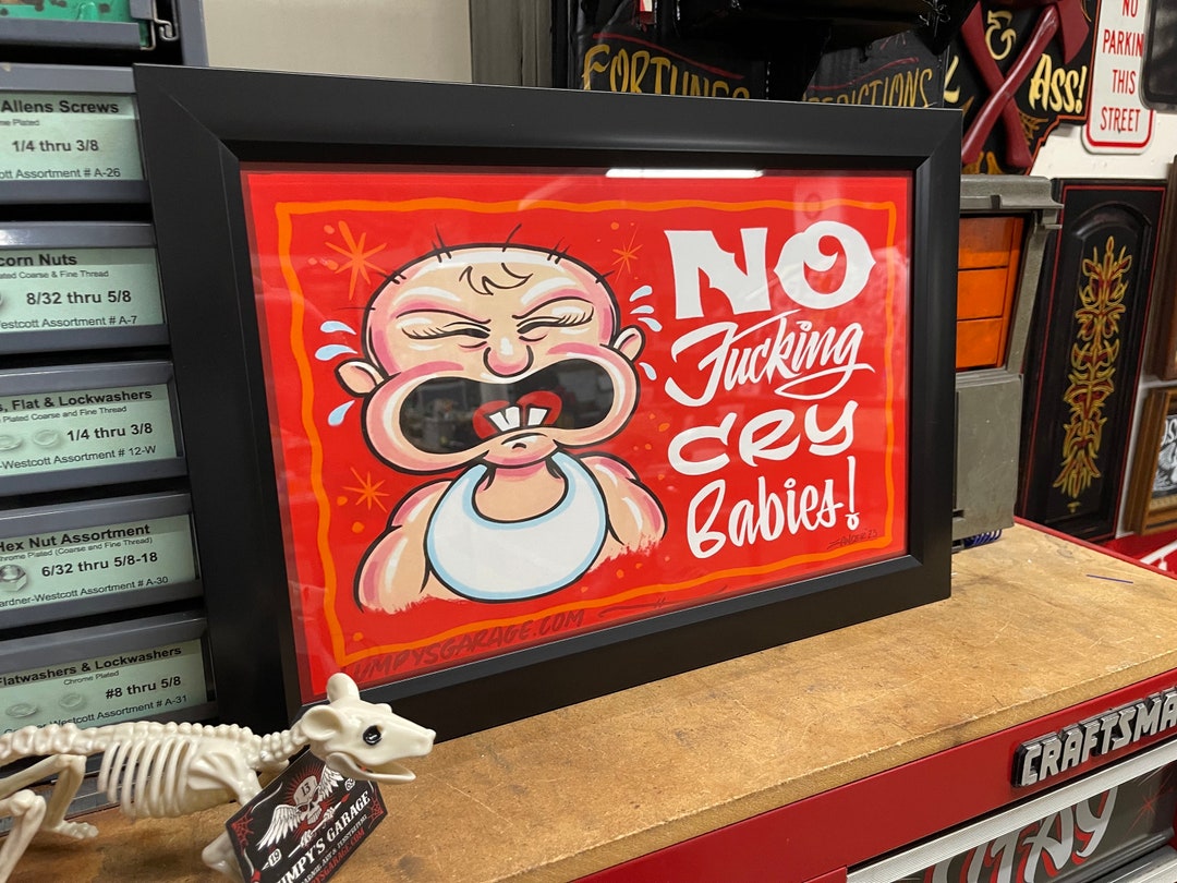Lumpy's Garage No Crybabies 11x17 Poster - Etsy
