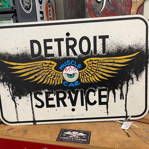 Detroit Street Sign - Etsy