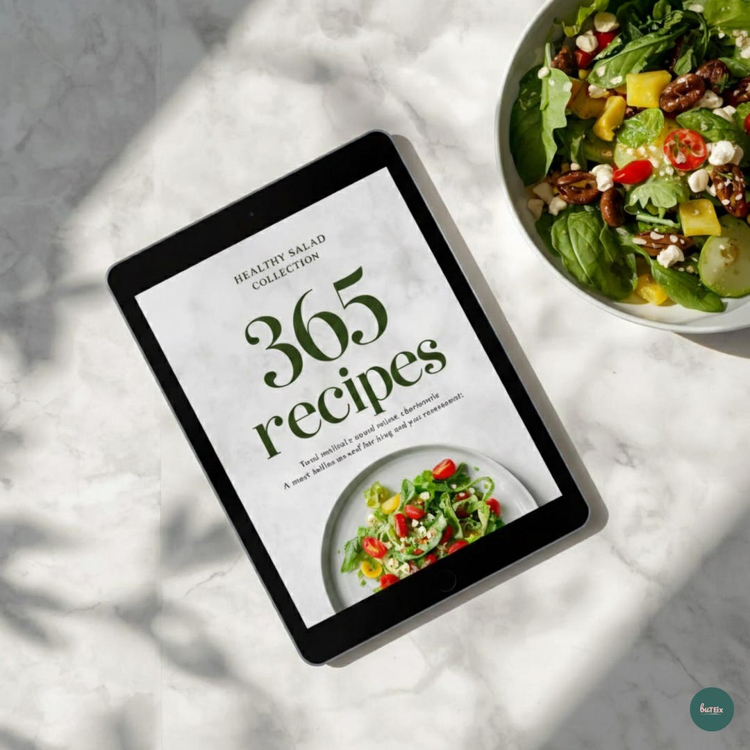 365 Salad Recipes Ebook | Seasonal Meal Prep, Clean Eating (PDF ...