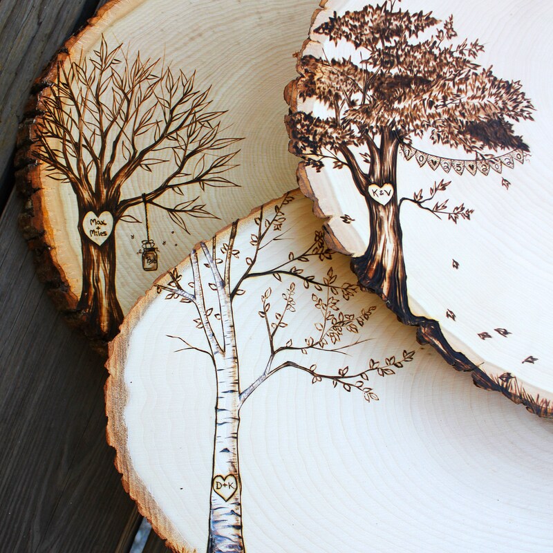 Birch Tree Stamps - Etsy