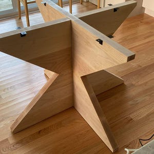 Large Square Maple Wood Dining Table. - Etsy