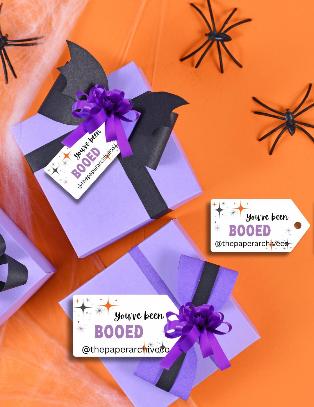 You've Been Booed Gift Tags: Spooky Halloween Printable (PDF) - Etsy