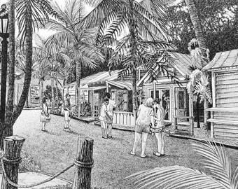 Sloppy Joe's Bar Key Westrobert E Kennedypen and Ink - Etsy