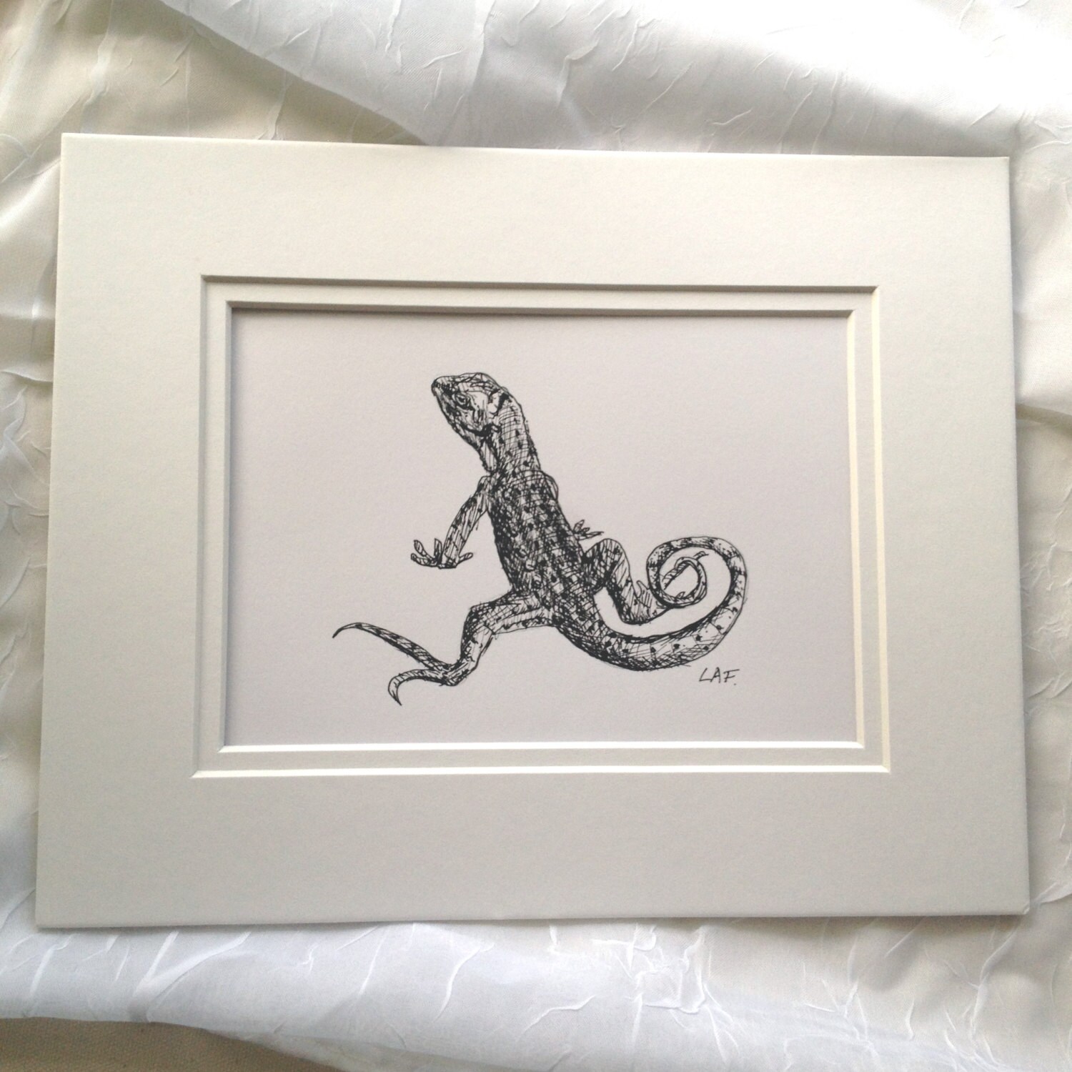 Gecko Art, Gecko Print,original Pen and Ink Drawing -lizard, Gecko ...