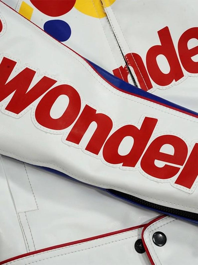 Wonder Bread the Ballad of Ricky Bobby Costume Racing Leather Jacket ...