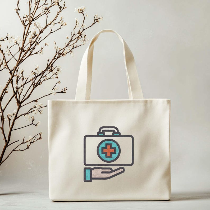 Medical Icons Embroidery Design Bundle - Nurse Doctor Machine ...