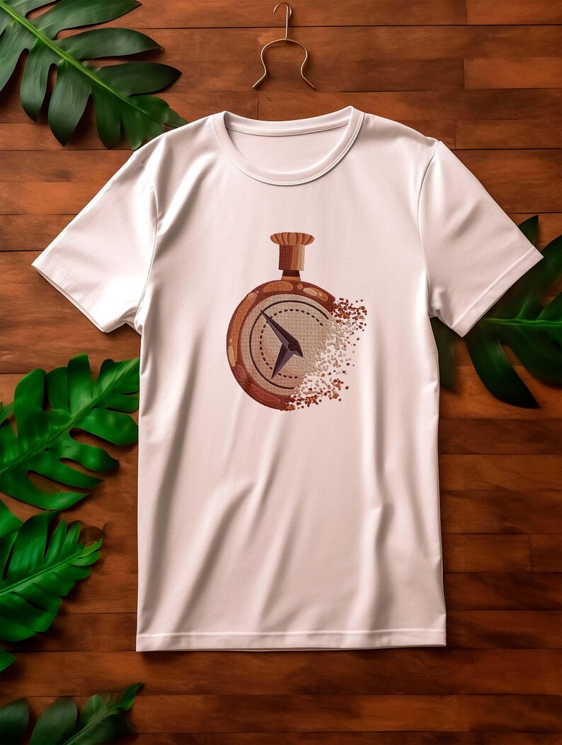Time Clock Embroidery Designs Set - Wall Clock Pattern - Time & Watch ...